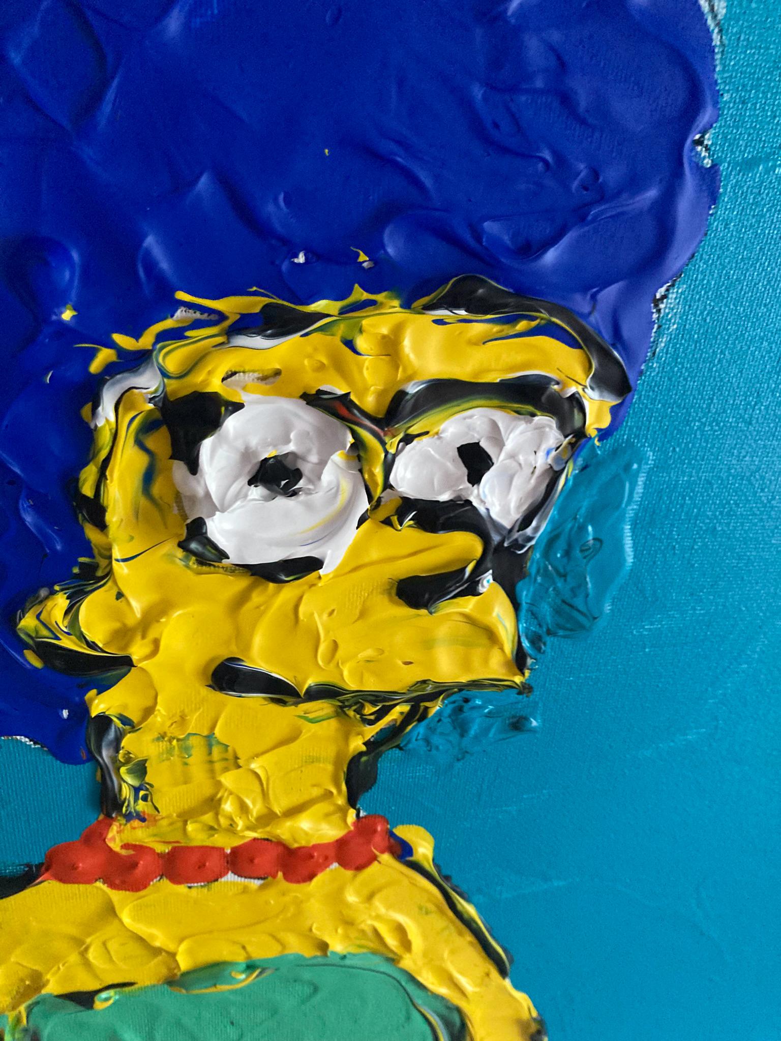 Marge Simpson - Painting for Your Wall for Fans of the Simpsons - Etsy UK