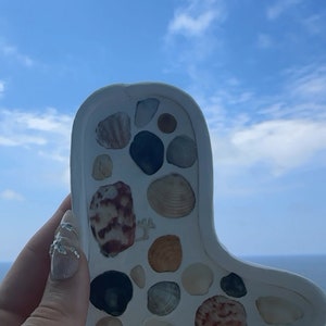 Coastal Cowboy Boot Shell Clay Jewelry Dish Decor, Ring Dish, Coastal ...