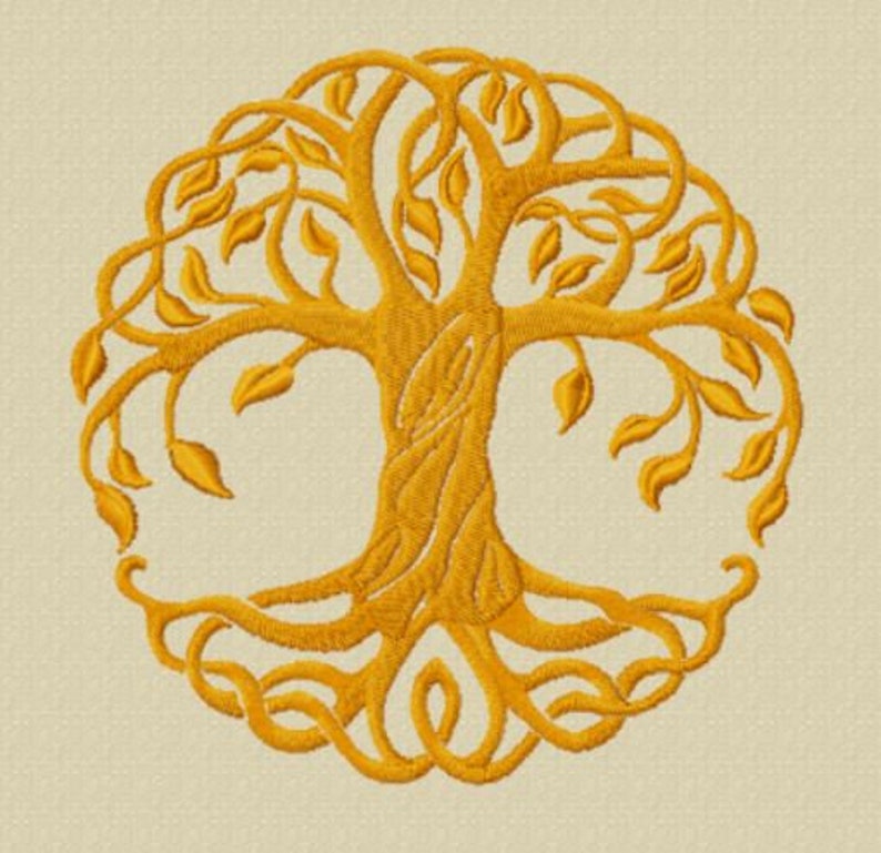 Motif de broderie machine, l'arbre de vie - Etsy France