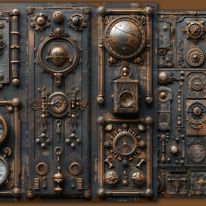 Steampunk Rust, Digital Download, Junk Journal, Scrapbooking ...