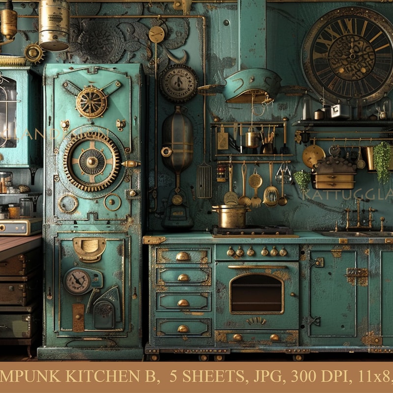Steampunk Kitchen - Etsy