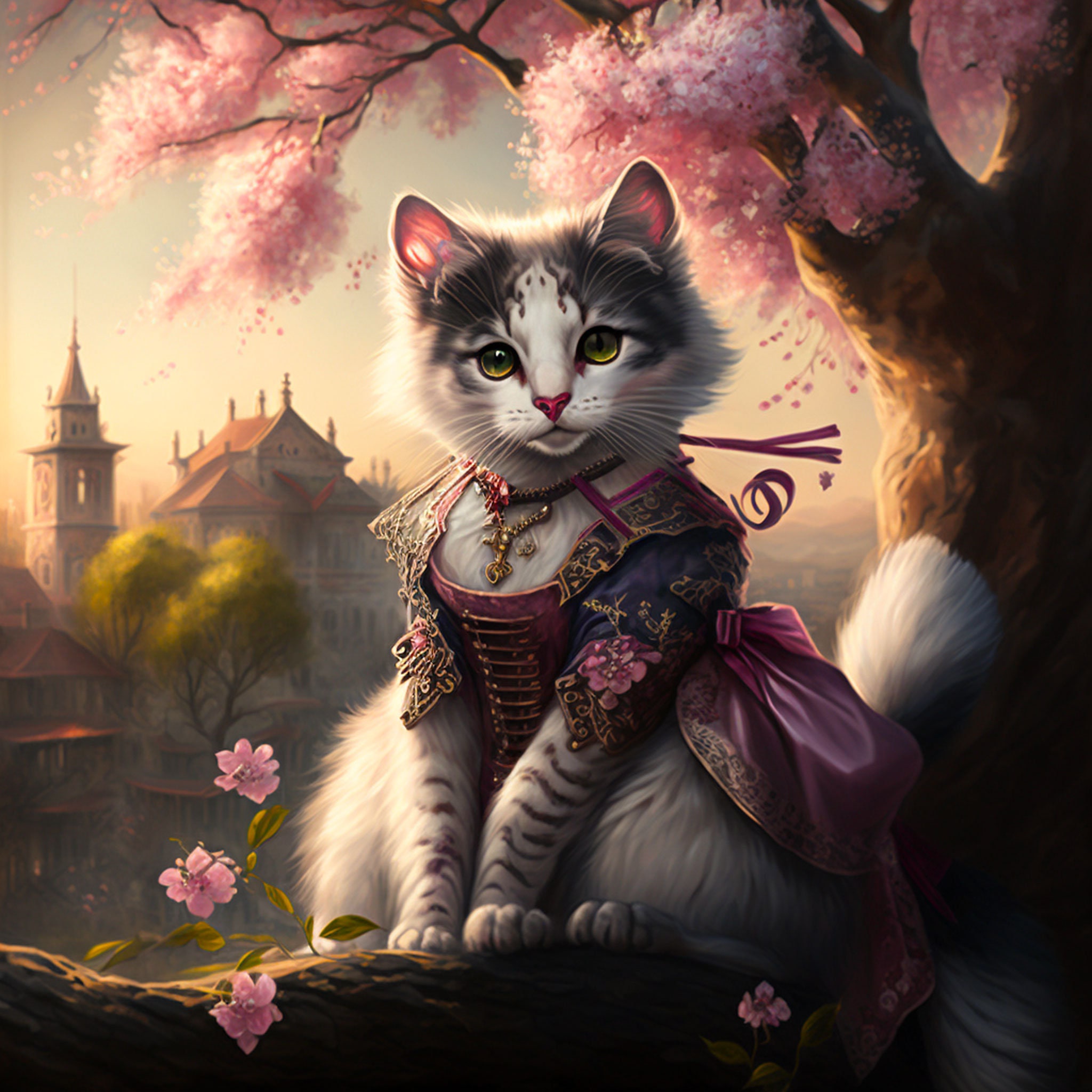 Cat, Instant Digital Download, Ai Generated Art, Art, Ai Art Digital ...