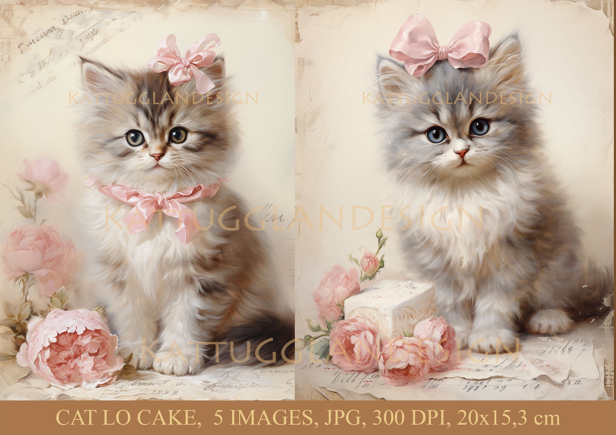 Cat Lo Candle, Digital Download, Scrapbooking, Junk Journal, Commercial ...