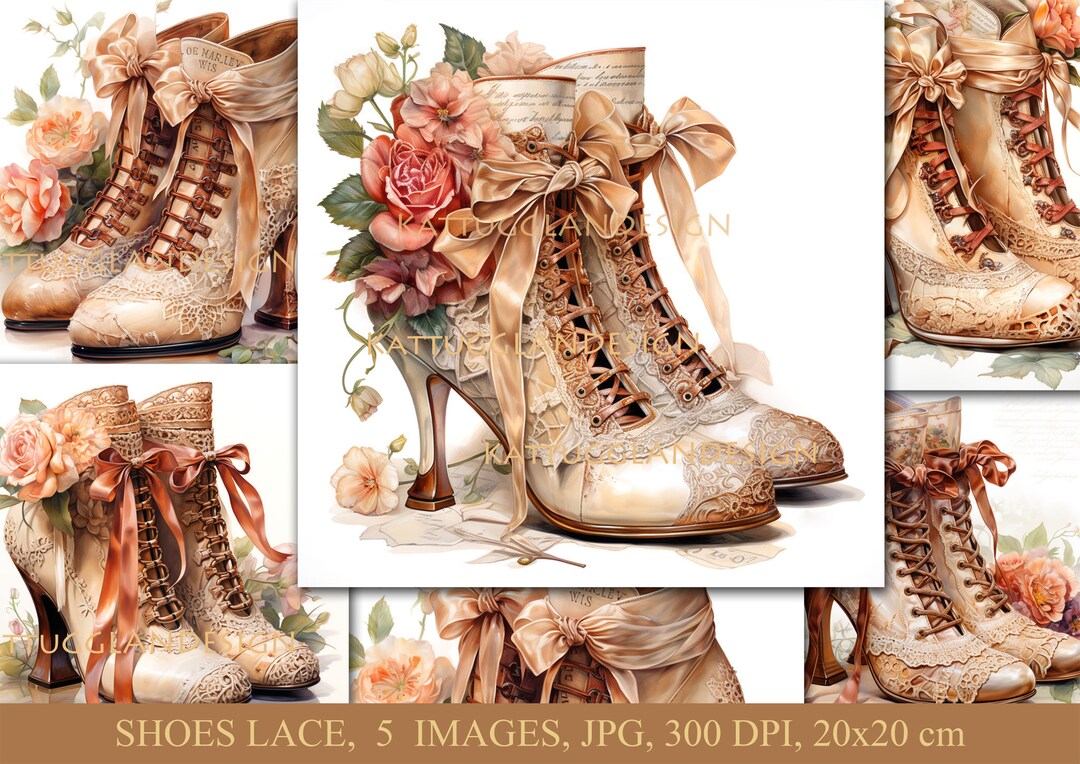 Shoe Lace, Digital Download, Ephemera, Junk Journal, Scrapbooking, Clip ...