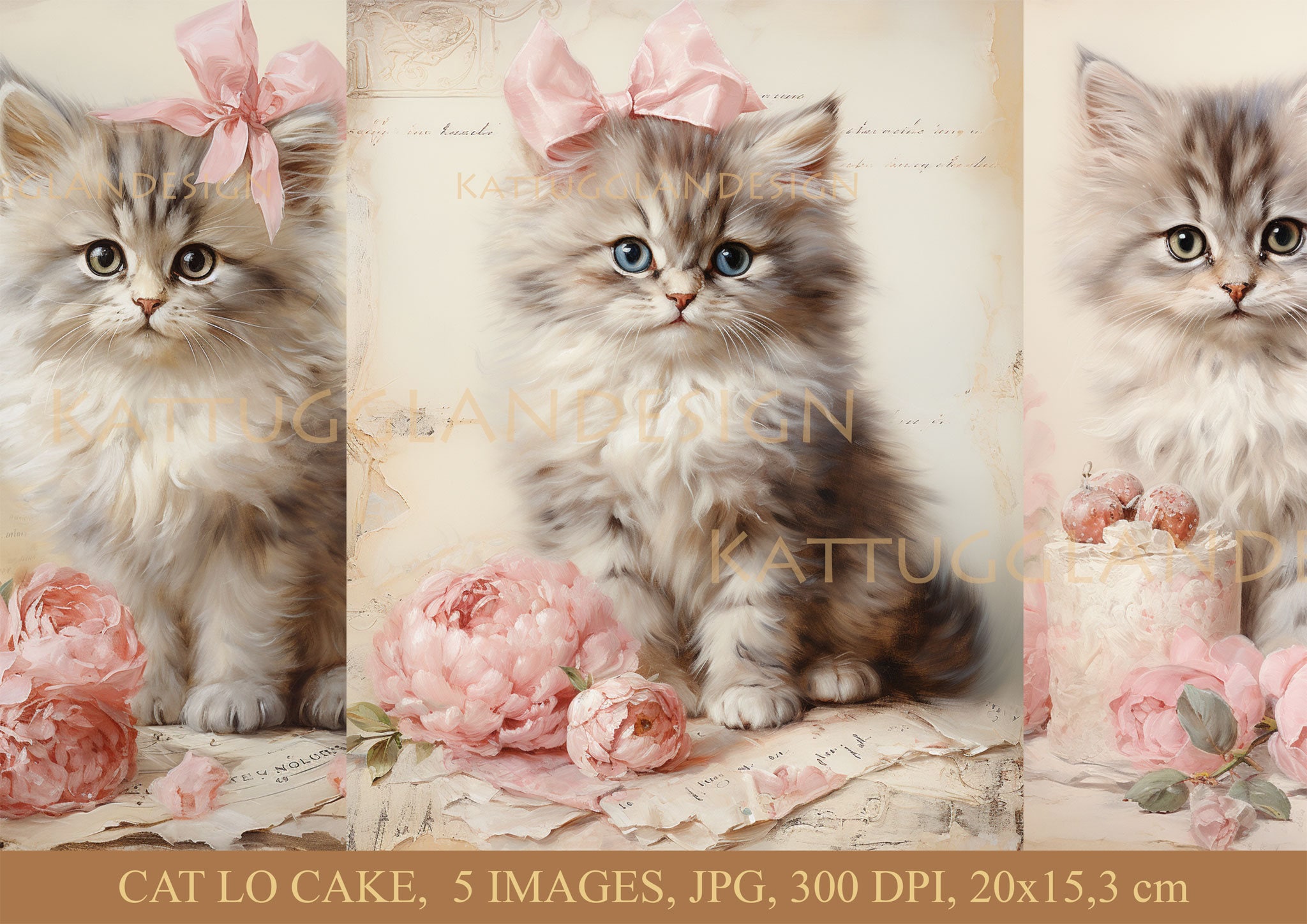 Cat Lo Candle, Digital Download, Scrapbooking, Junk Journal, Commercial ...