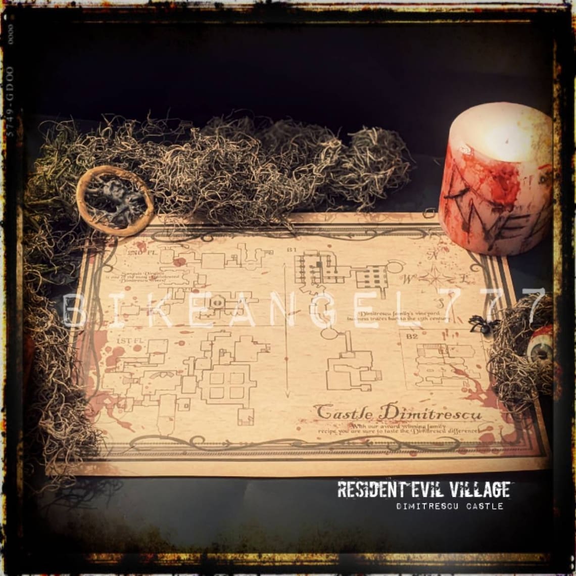 Resident Evil Village 8 Game Map Guide - Etsy