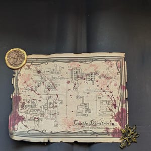 Resident Evil Village 8 Game Map Guide Replica - Etsy