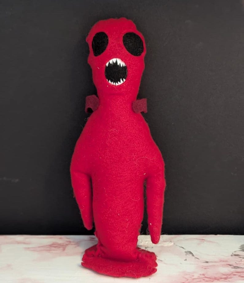 Handmade Roblox Plushie: Indie Game Felt Toy, Gamer Gift - Etsy