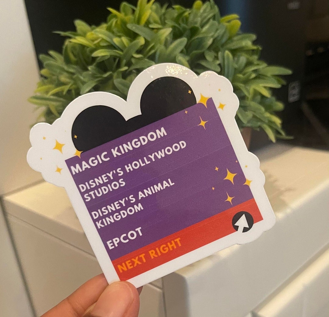 World Drive Disney World Sign, Disney World Sticker, Disney Stickers ...