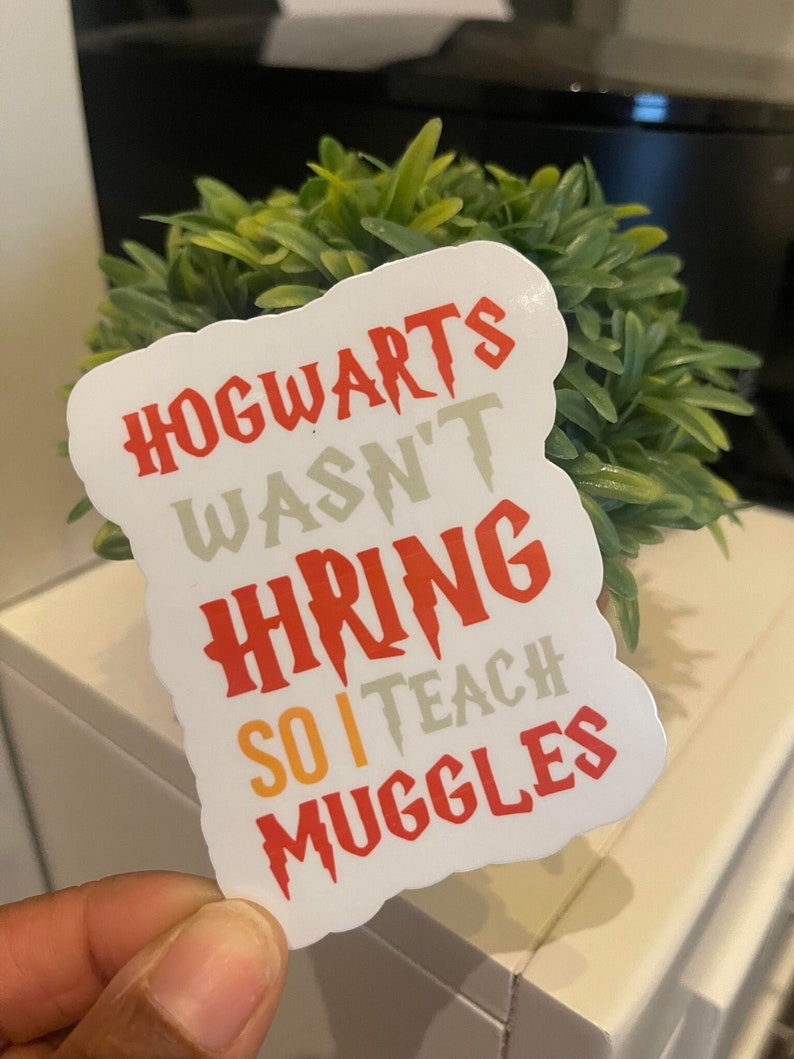 Harry Potter-inspired Teacher Sticker Hogwarts Decal Water - Etsy
