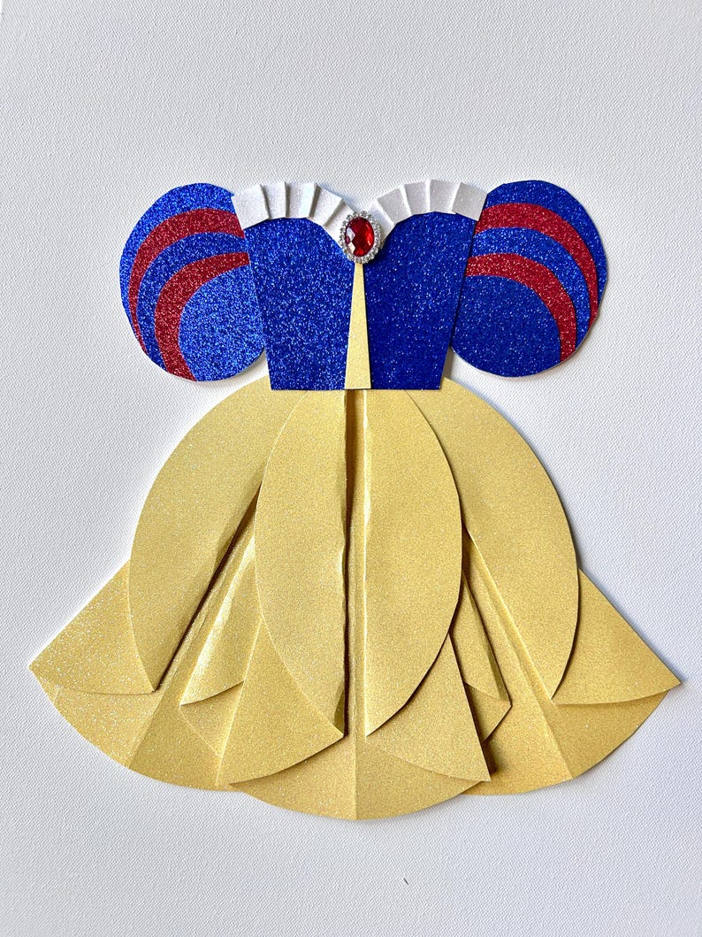 Paper Dress Artwork - Snow White Disney Princess - Etsy