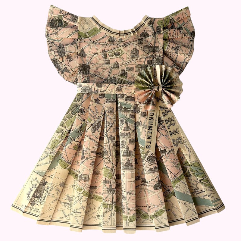 Paper Dress - Etsy