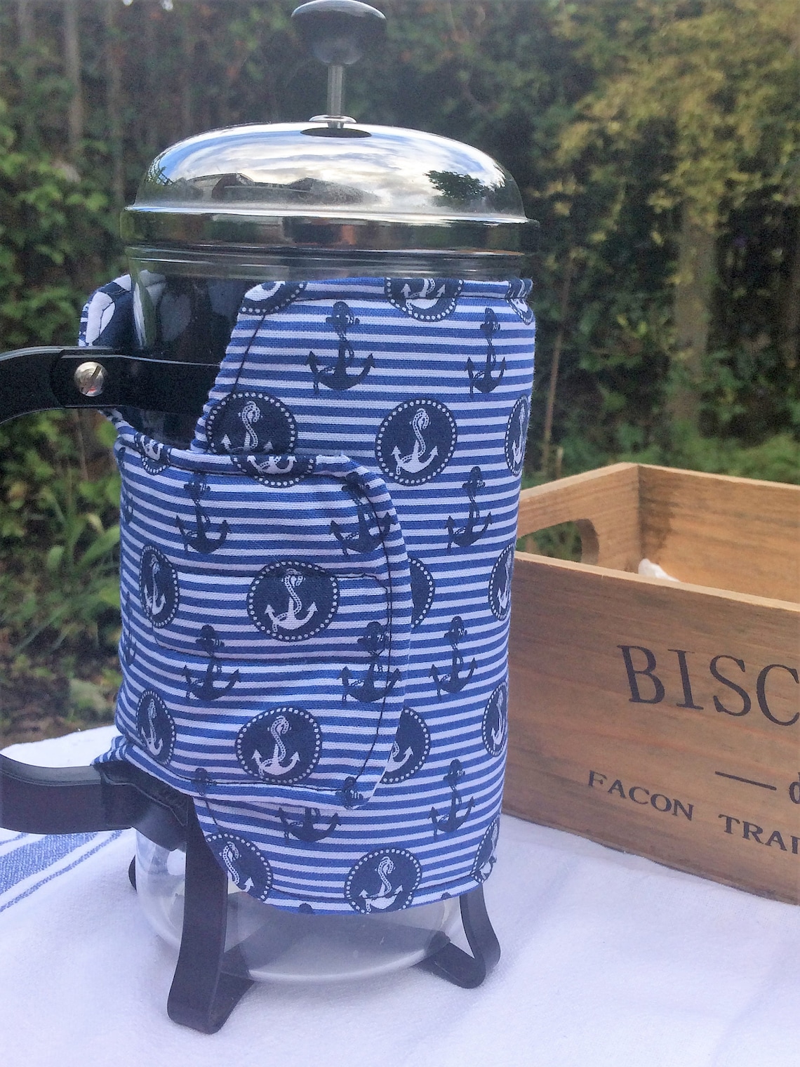 Cafetiere/french Press Wrap Around Coffee Pot Cosy in Blue or | Etsy UK