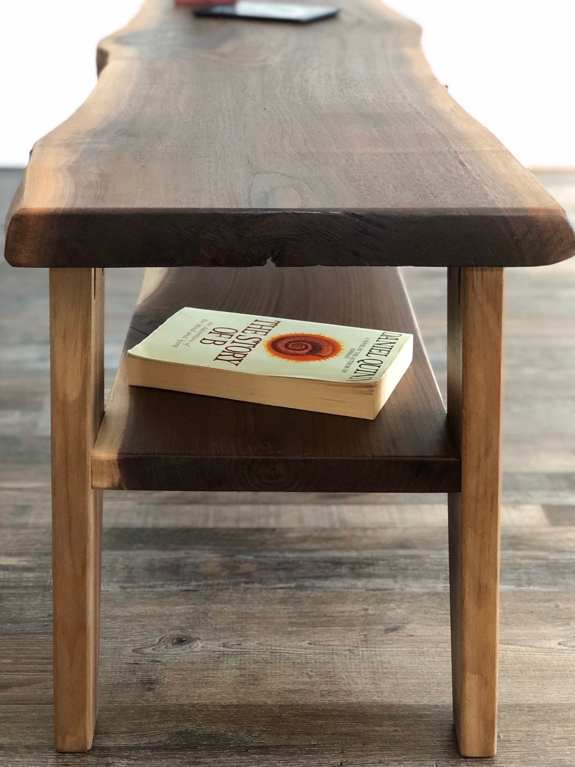Rustic Live Edge Handmade Wood Coffee Table Farmhouse Table | Etsy