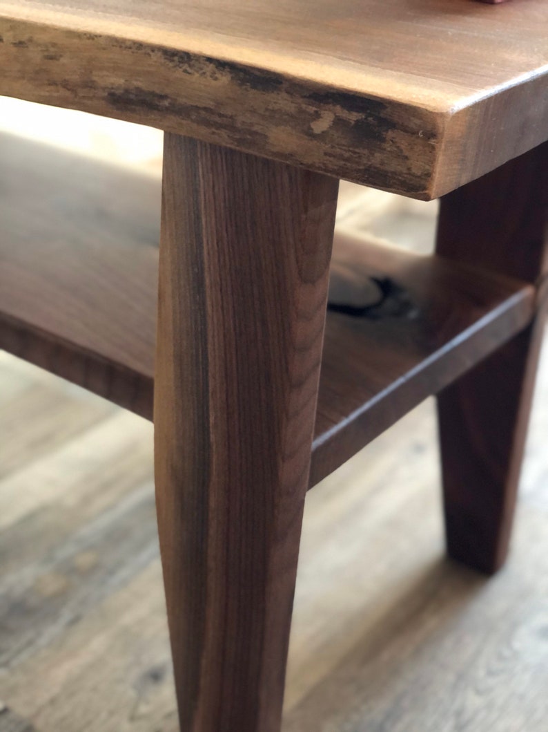 Rustic Live Edge Handmade Wood Coffee Table Farmhouse Table | Etsy