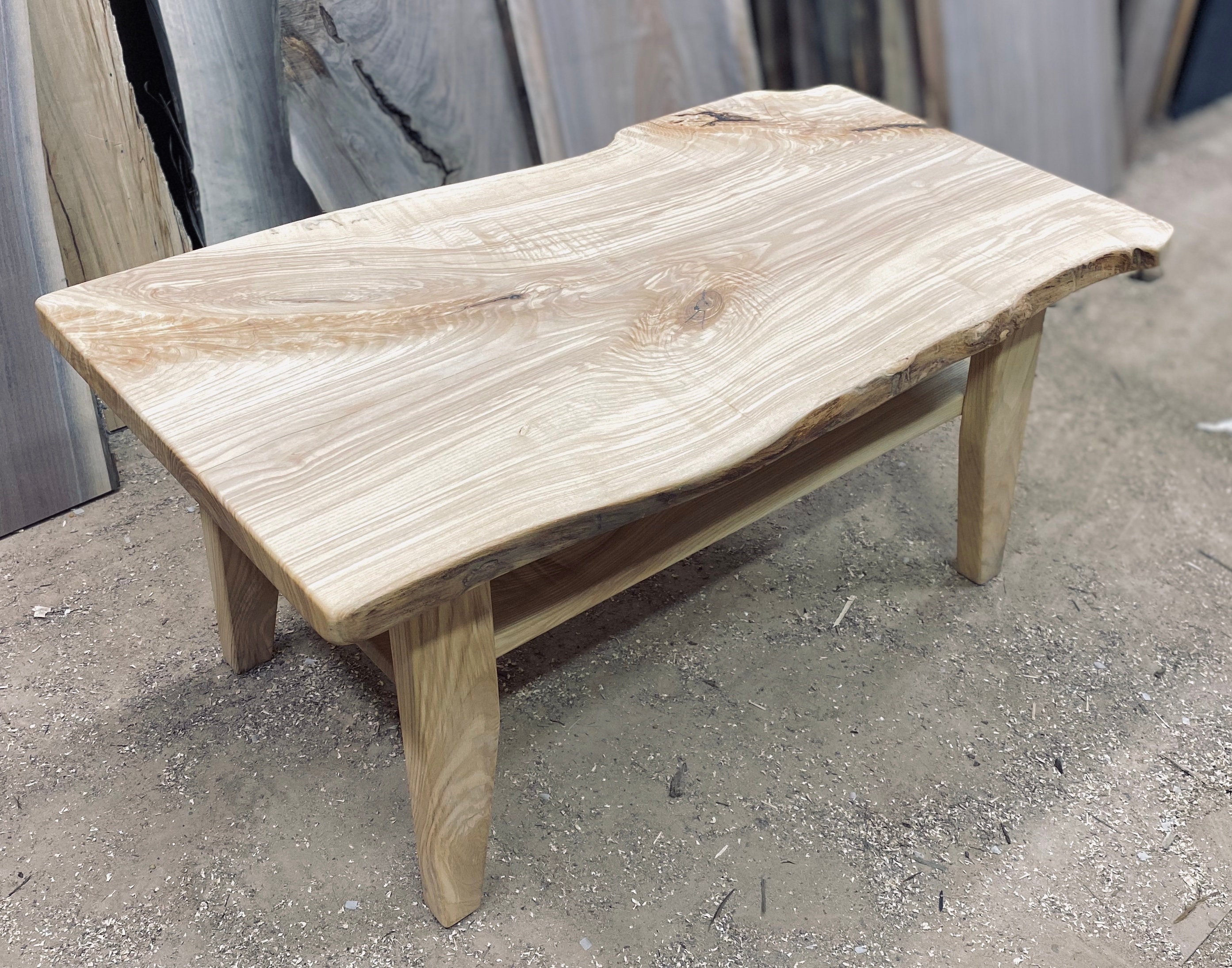 Rustic Live Edge Handmade Wood Coffee Table Farmhouse Table | Etsy