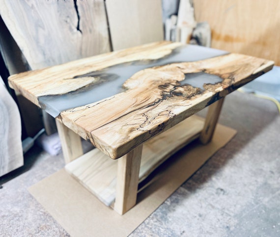 Handmade River Table Wood Coffee Table Mid Century Modern - Etsy