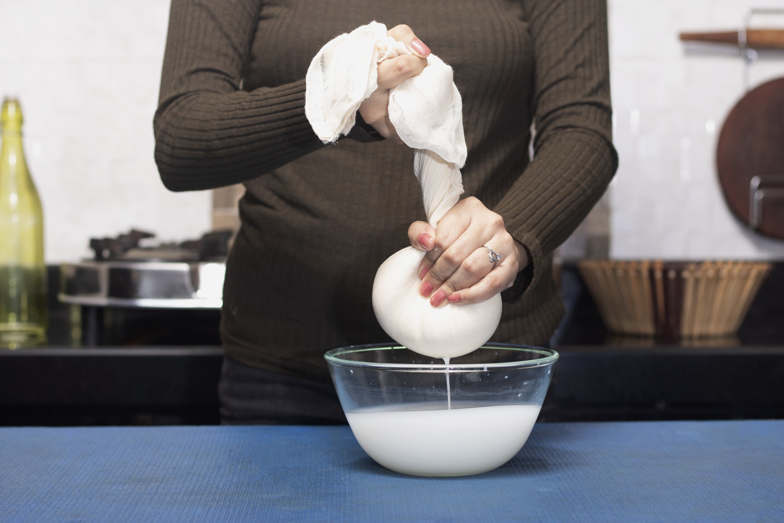 Organic Cheesecloth, Reusable Cloth Strainer for Cooking & Cheese ...