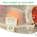 Reusable Onion Storage Bags - Organic Cotton Mesh Onion Bags With ...