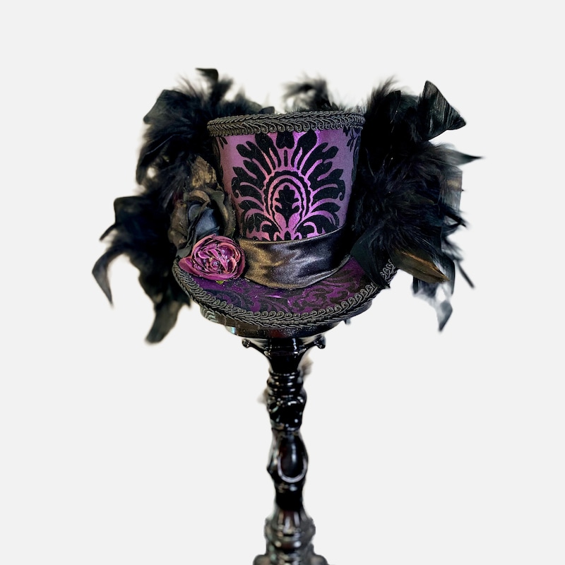 Purple Mini Top Hat - Etsy