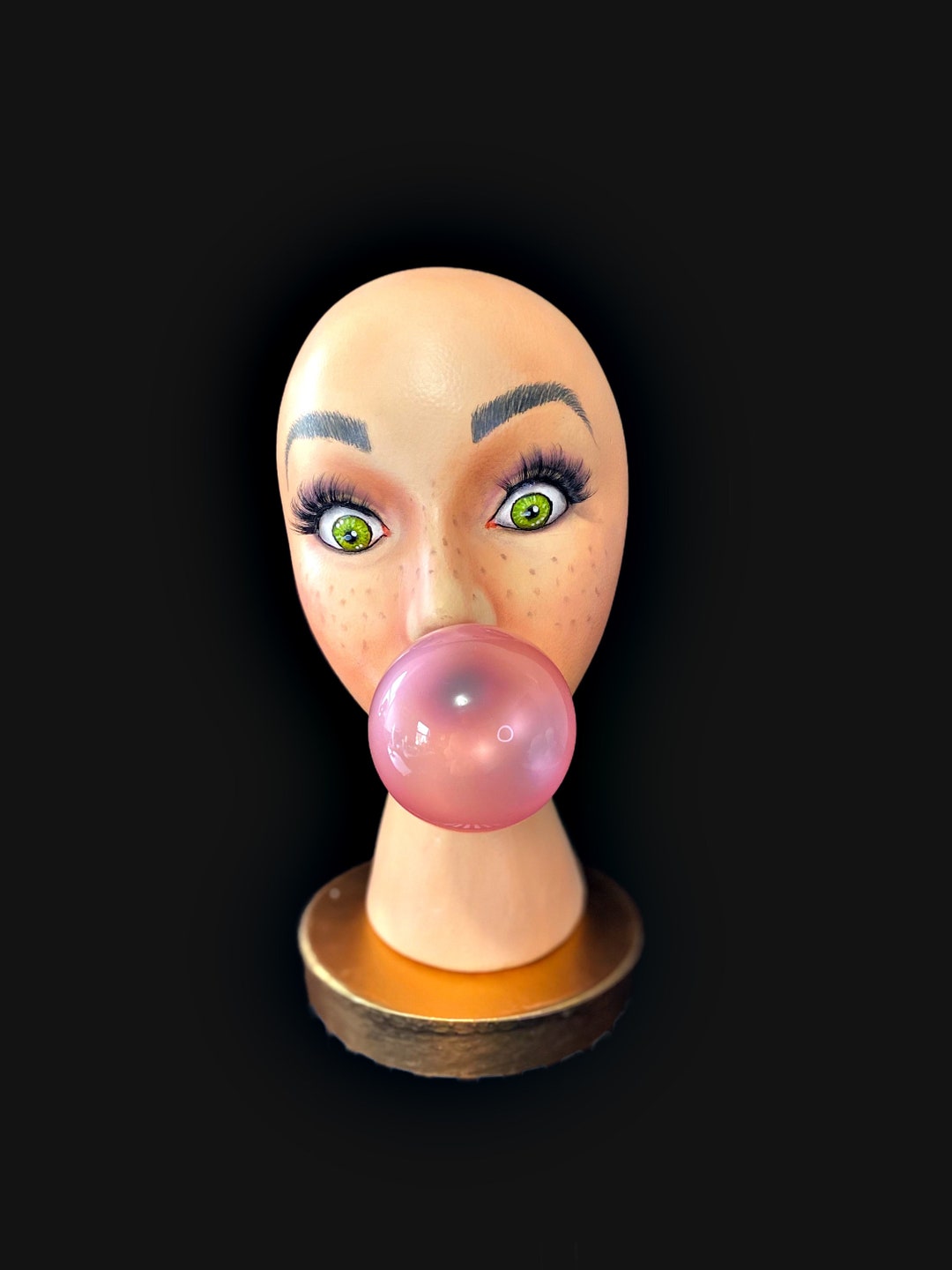 Bubblegum Blowing Girl Mannequin Etsy