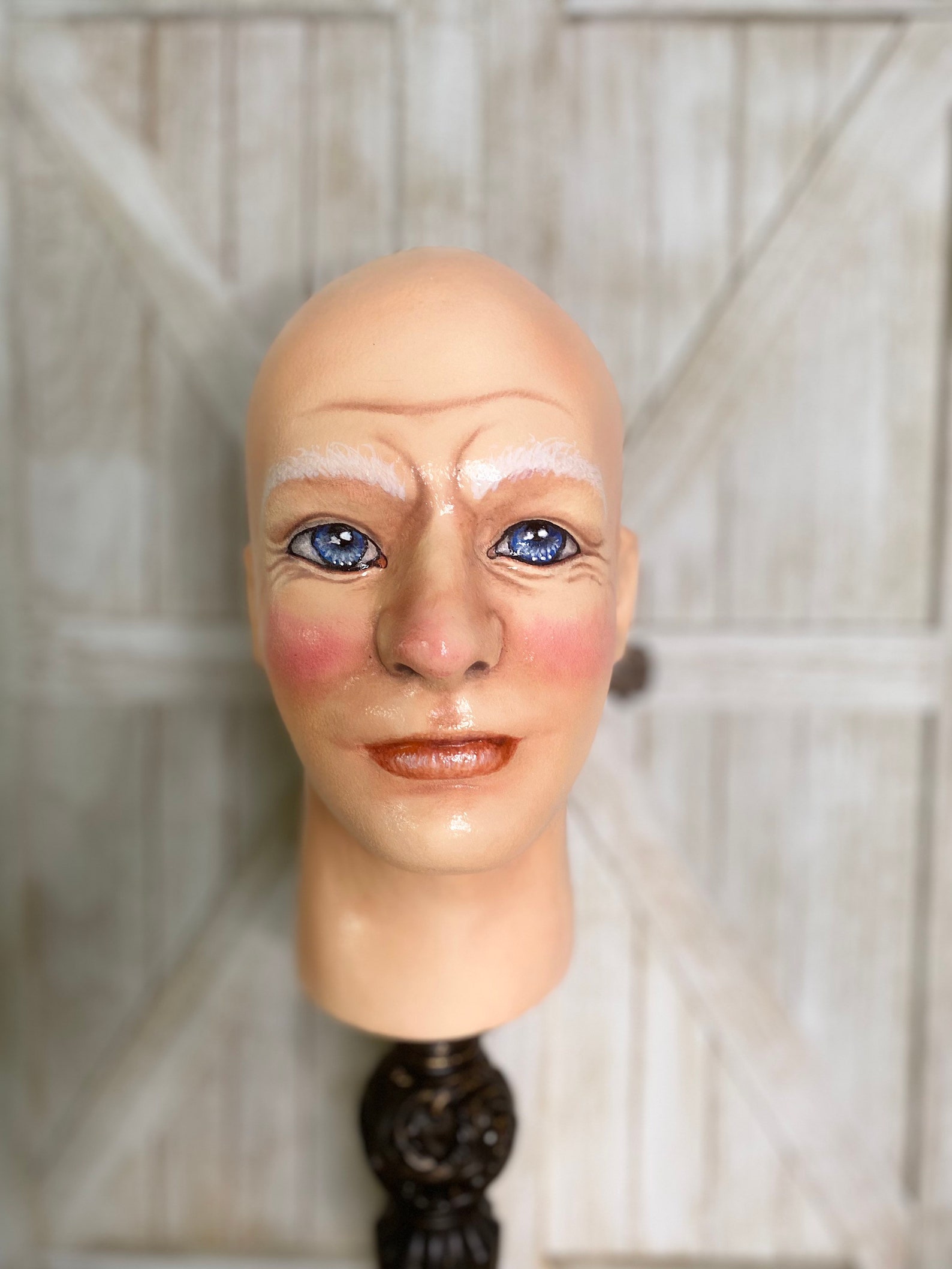 Santa Mannequin Head Male Mannequin Head Made to Order - Etsy