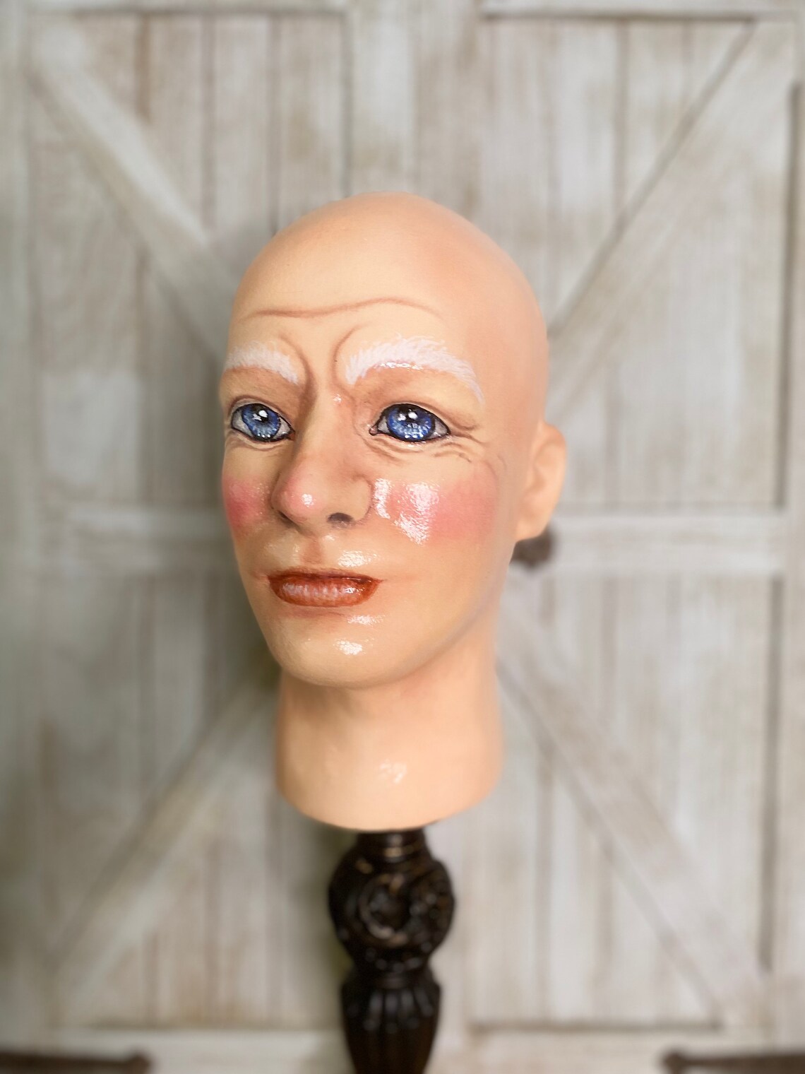 Santa Mannequin Head Male Mannequin Head Made to Order - Etsy