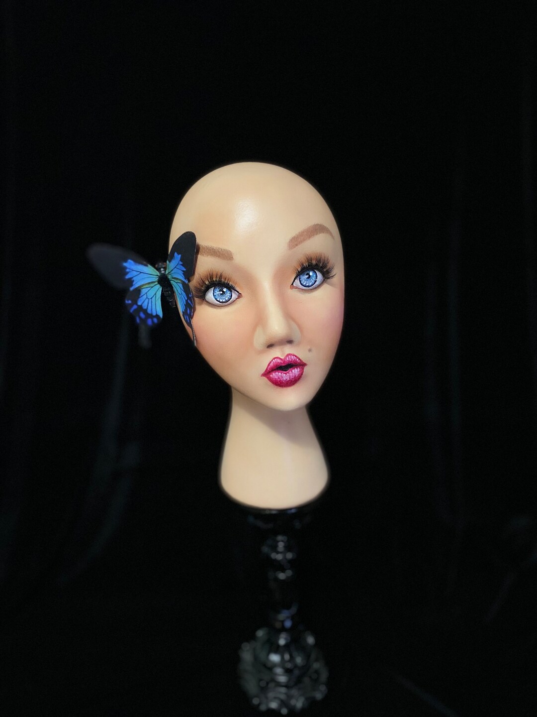 Butterfly Lady Mannequin, Pretty Blue Eyes Mannequin - Etsy