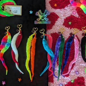 Worms in Love | Double Worm Keychain - Etsy