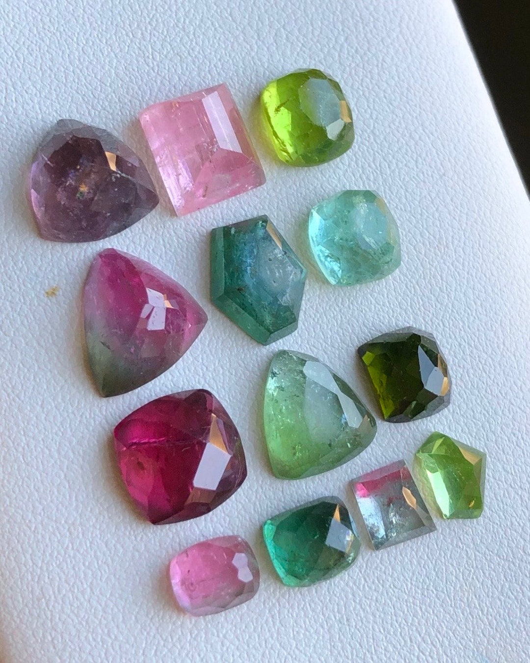 33-carats Natural Tourmaline Rosecuts Whole Sale,flat Back,6 to 12 Mm ...