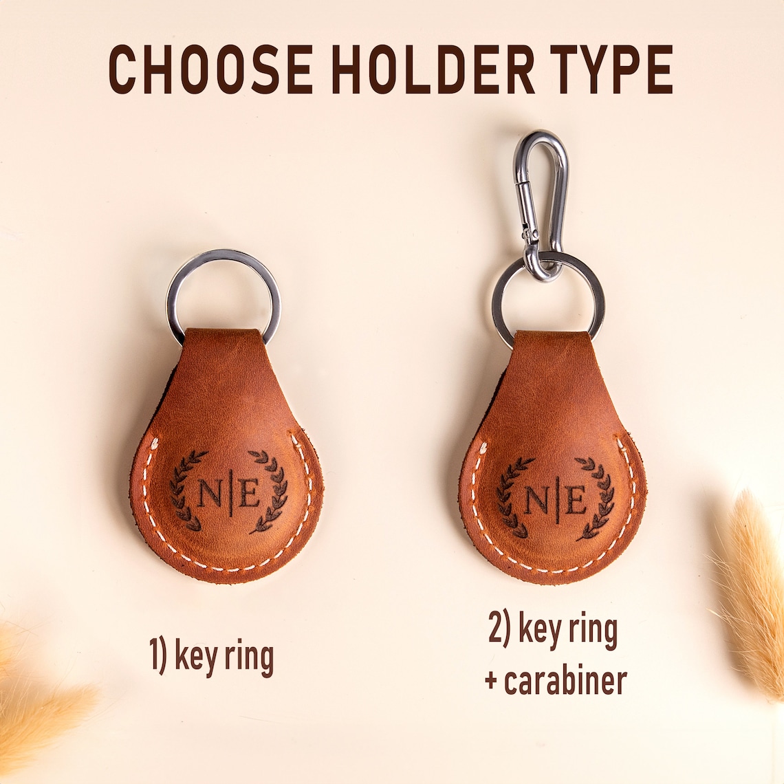 Leather Air Tag Keychain, Apple Tag Keychain, Leather Air Tag Keychain ...