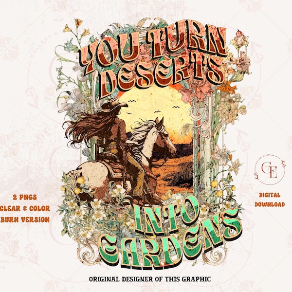 Deserts With Flowers - Etsy