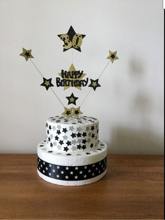 Cake Topper Personalised Exploding Star Birthday Party - Etsy