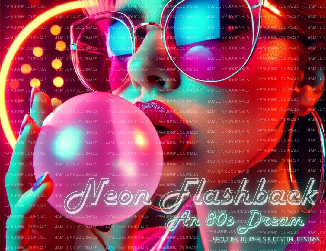 Neon Flashback: an 80s Dream - 16 File Digital Collection + Bonus Happy ...