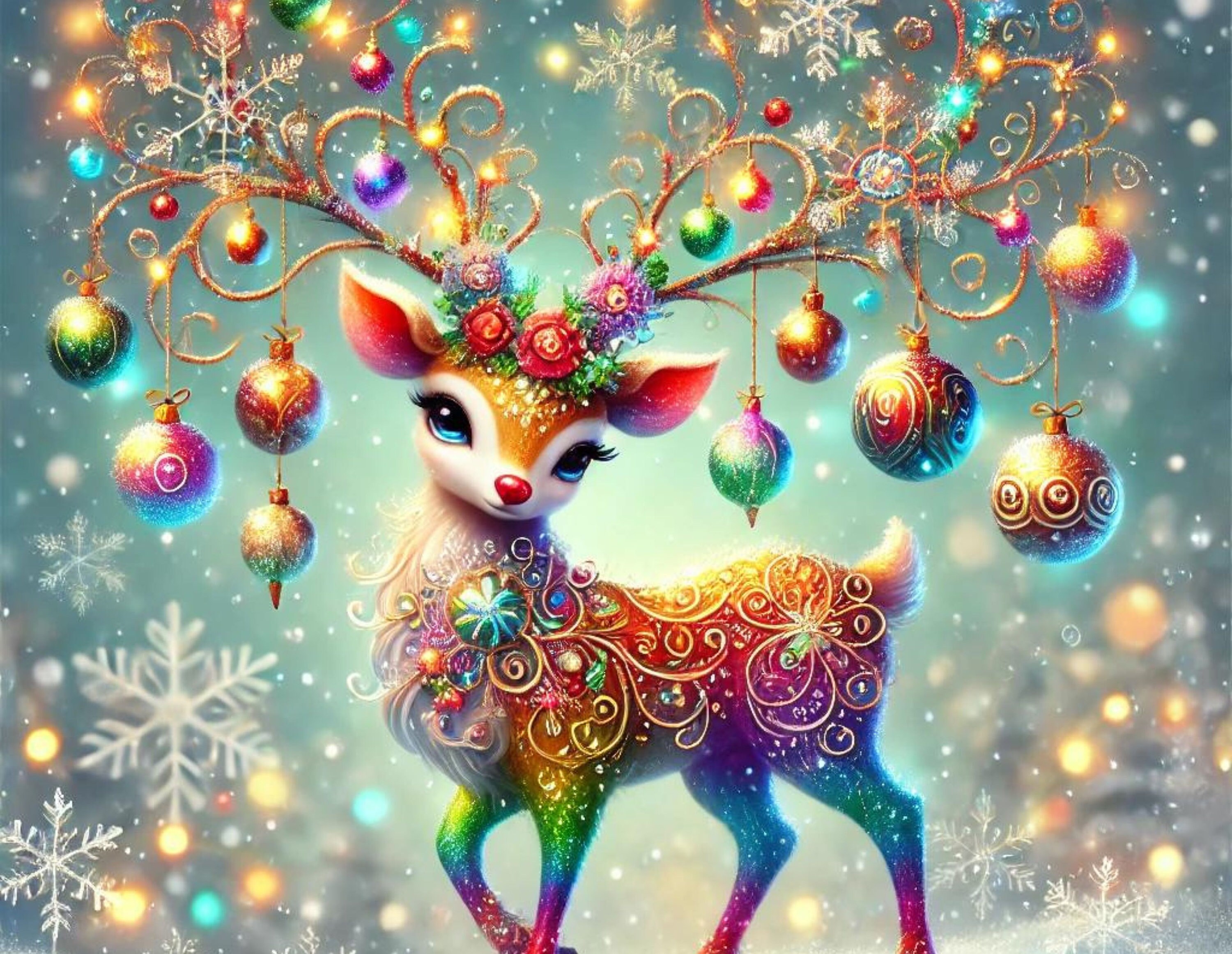 Festive Fantasy Adventures: 48 Whimsical Winter Images & Tags for ...