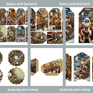 Gears & Garland: A Steampunk Christmas Collection - 18 Full Page Images ...