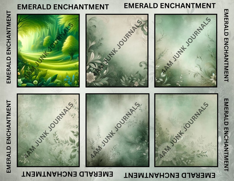 Emerald Enchantment: the Spring Goddess Series - Digital Collection - Etsy