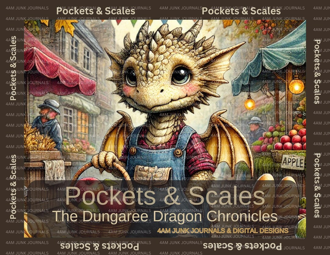 Pockets & Scales: the Dungaree Dragon Chronicles - 16 Fun and Whimsical Digital Files + Bonus ...