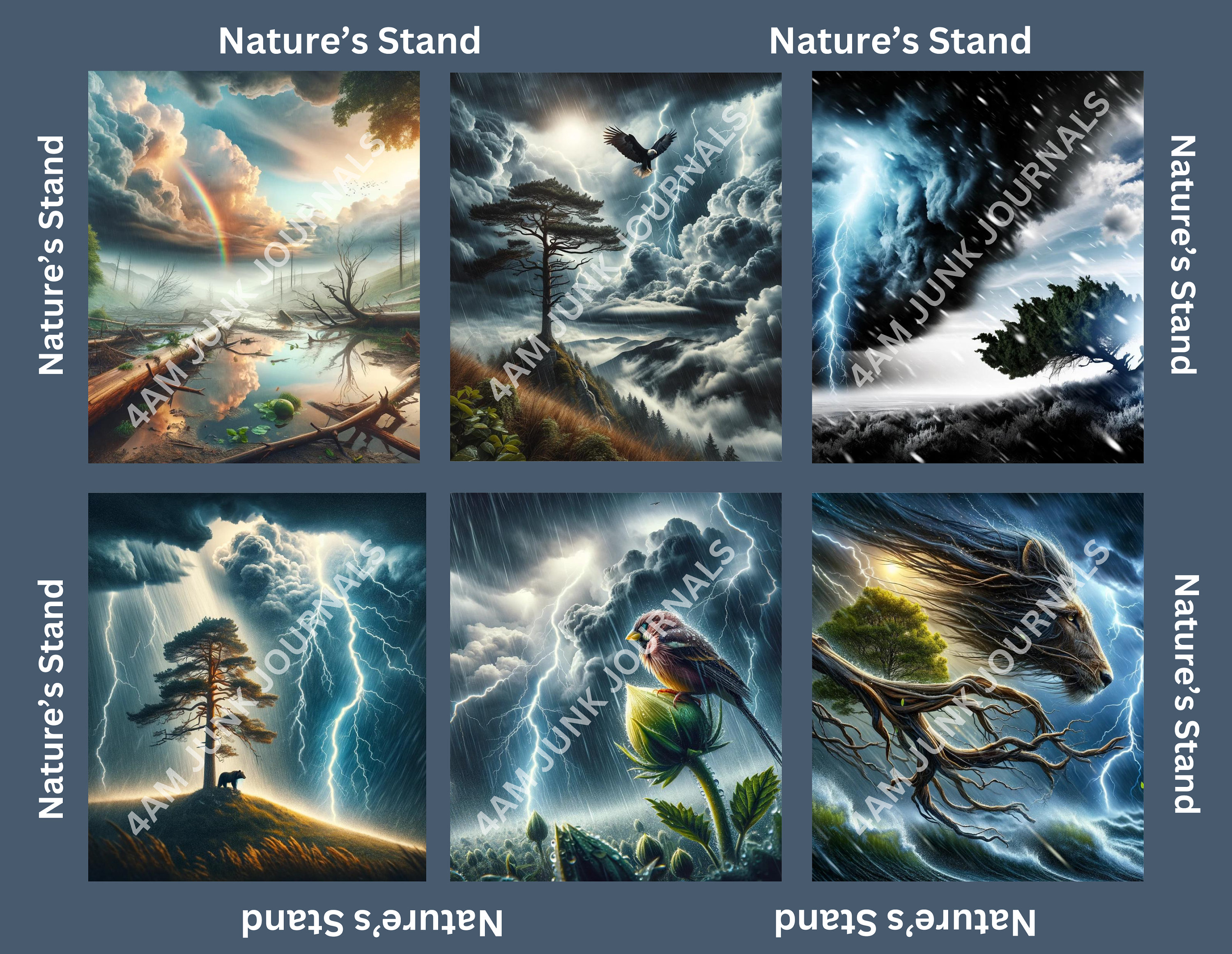 Nature's Stand: Portraits of Storm and Strength an Elemental Saga A 36 ...