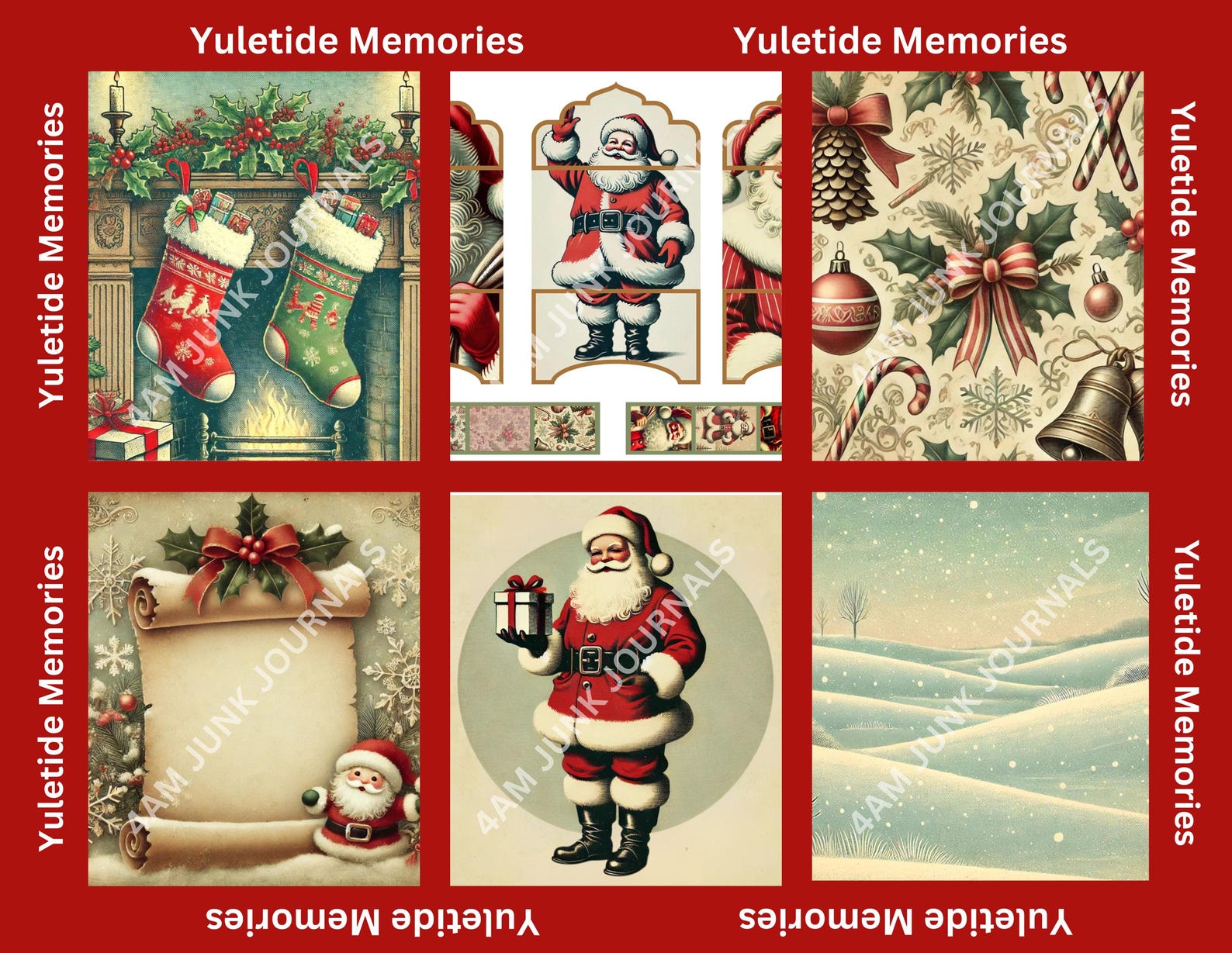 Yuletide Memories: 47 Vintage Christmas (or Christmas in July) Digital ...