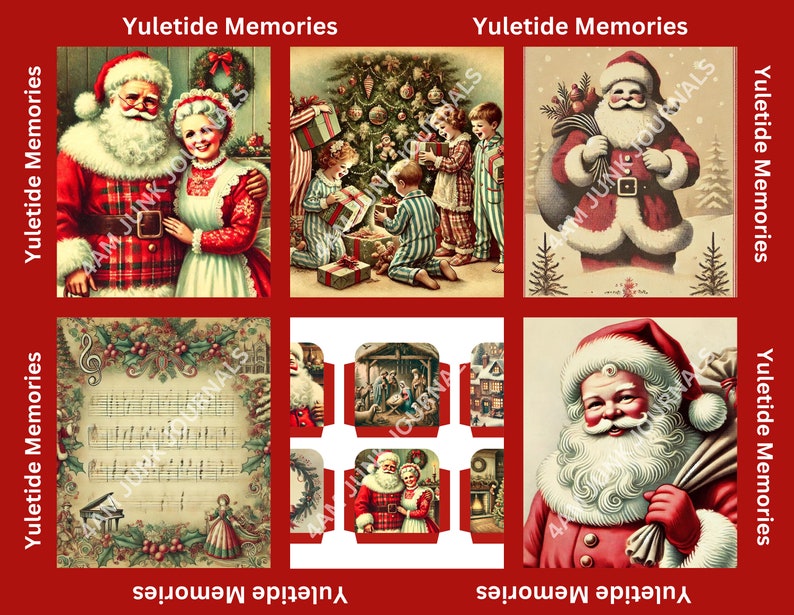 Yuletide Memories: 47 Vintage Christmas or Christmas in July Digital ...