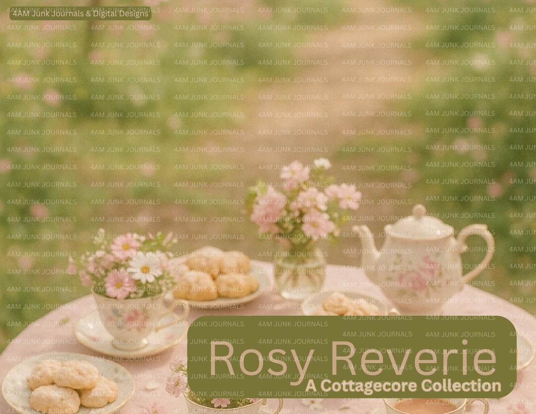 Rosy Reverie: A Cottagecore Collection – 8 Dreamy Spring Files + BONUS ...