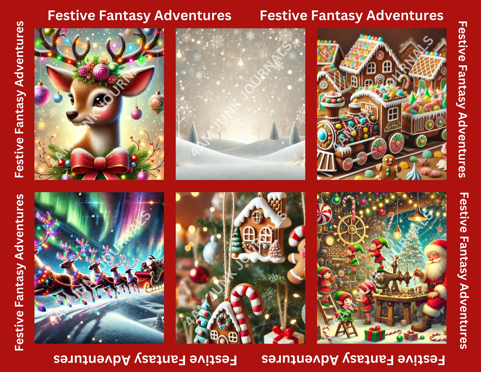 Festive Fantasy Adventures: 48 Whimsical Winter Images & Tags for ...