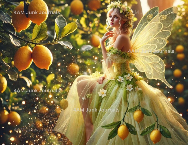 Lemon Oasis: Dive Into the Magical World of Citrus Fairies - 31 ...