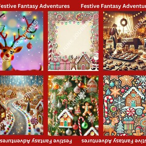 Festive Fantasy Adventures: 48 Whimsical Winter Images & Tags for ...