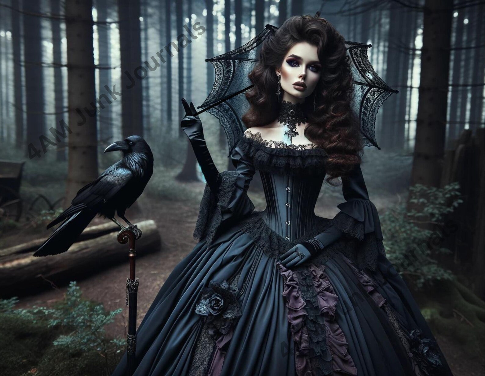 Whispers of Twilight: A Gothic Romance Ensemble - Digital Scrapbooking ...