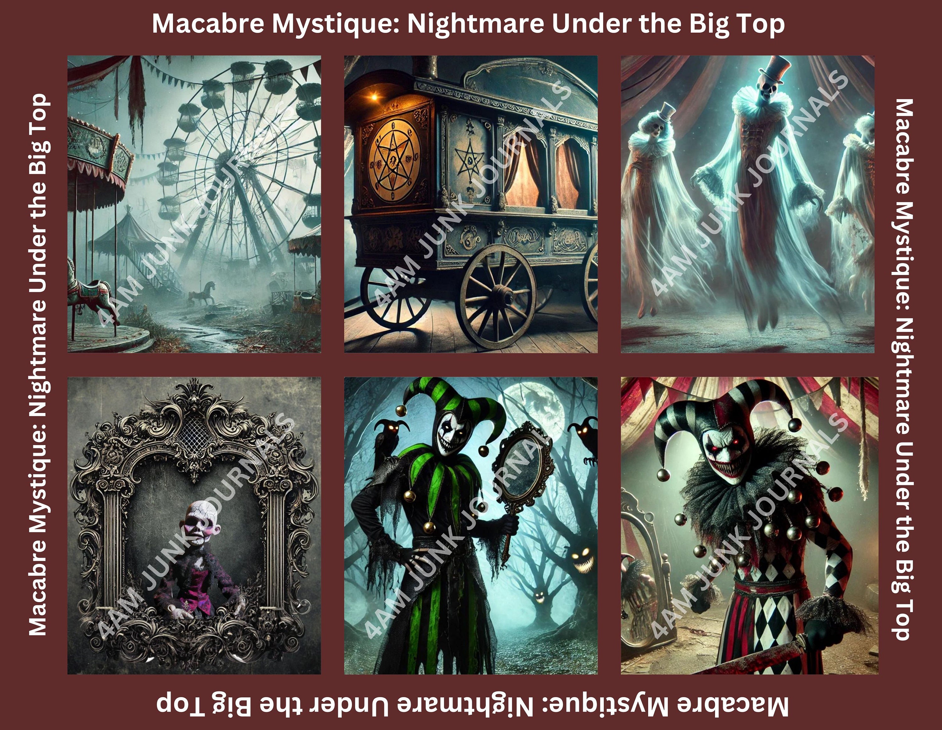 Macabre Mystique: Nightmare Under the Big Top Digital Circus Ephemera ...