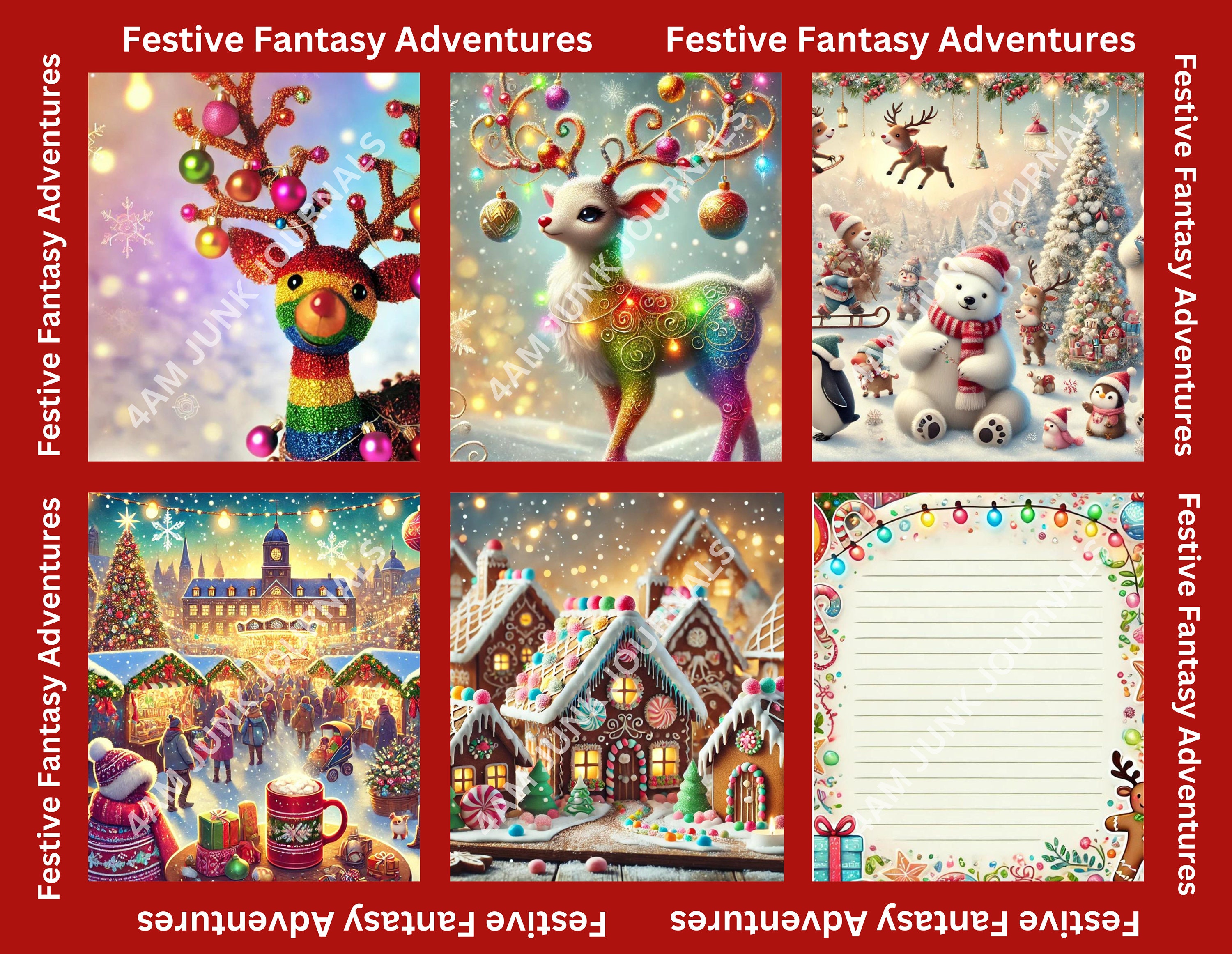Festive Fantasy Adventures: 48 Whimsical Winter Images & Tags for ...