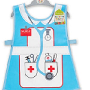Children Wipe Clean Tabards PVC Messy Play Children Boys Girls Apron ...
