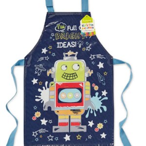 Children Wipe Clean Aprons PVC Messy Play Children Boys Girls Apron ...